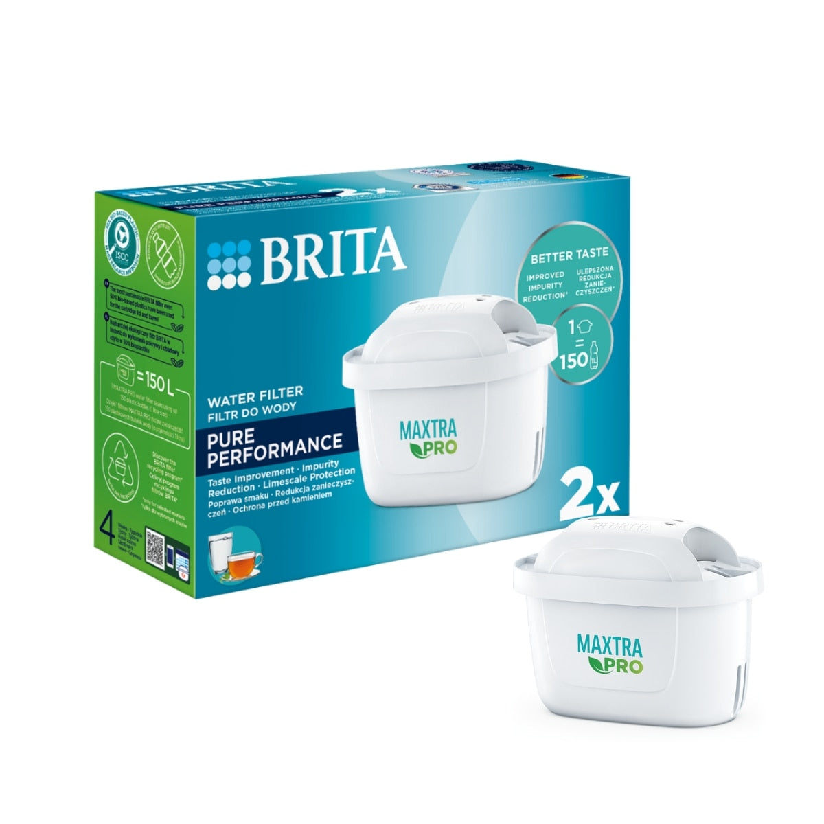 Brita MAXTRA Pro Pure Performance Filter Cartridge (Pack 2) | Water ...
