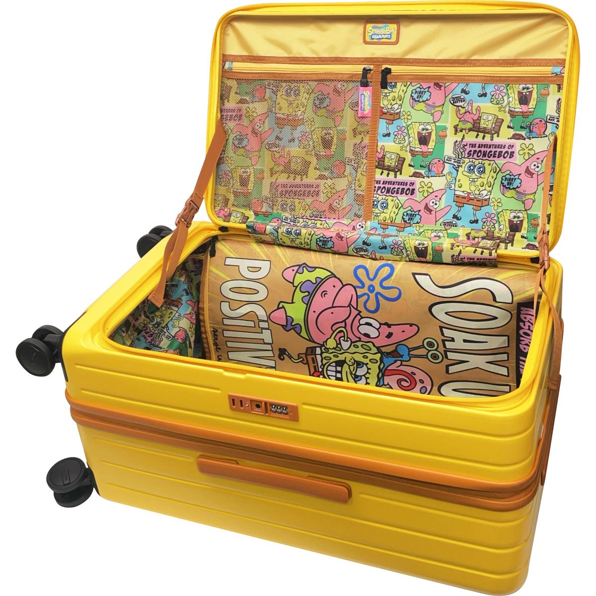 HALLMARK Spongebob PC Zipper Front Opening Suitcase 28" | Travel ...