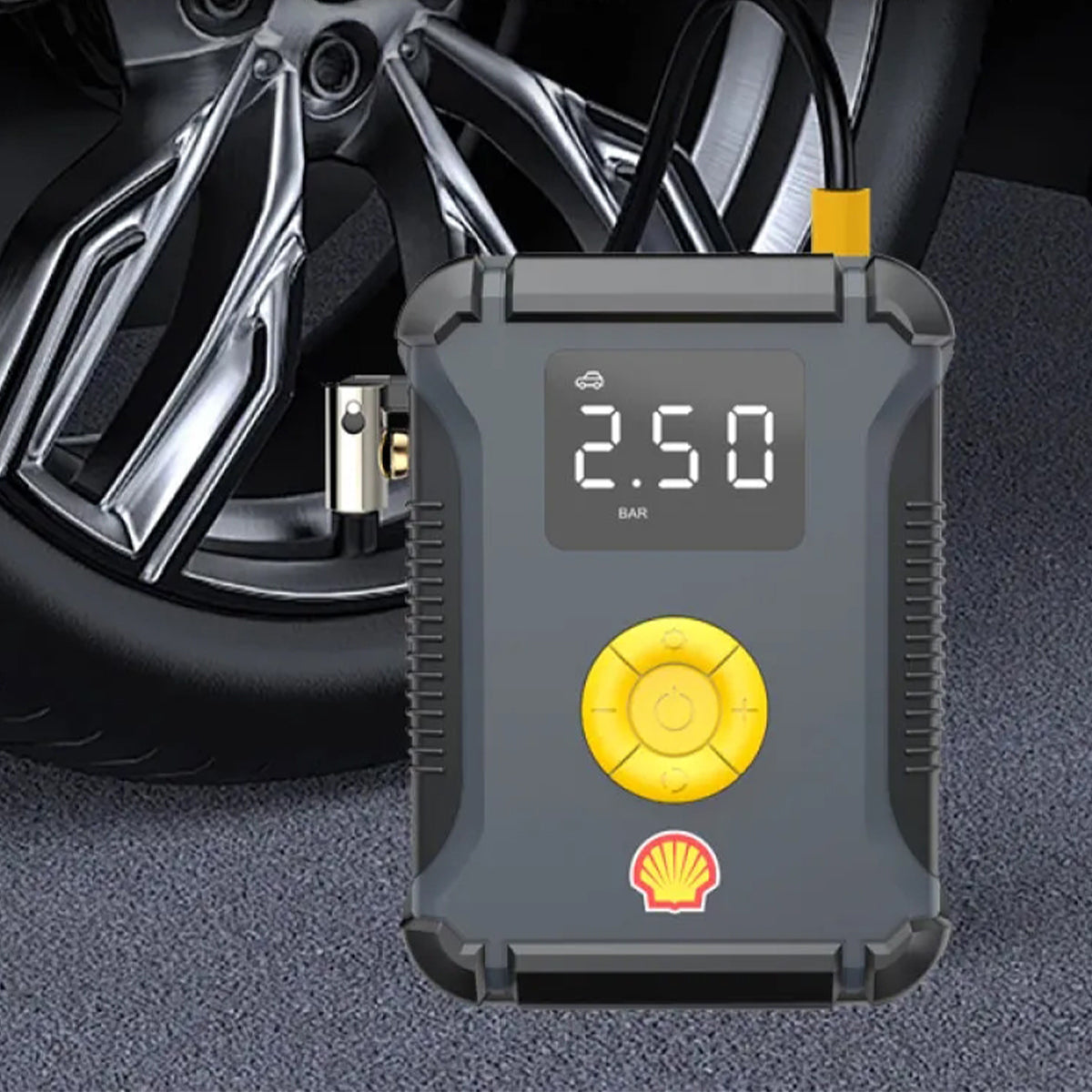 Shell SL-AC002JP 升級版 4合1 專業過江龍+輪胎打氣泵+電源 | 行動電源 | ElecBoy電器幫