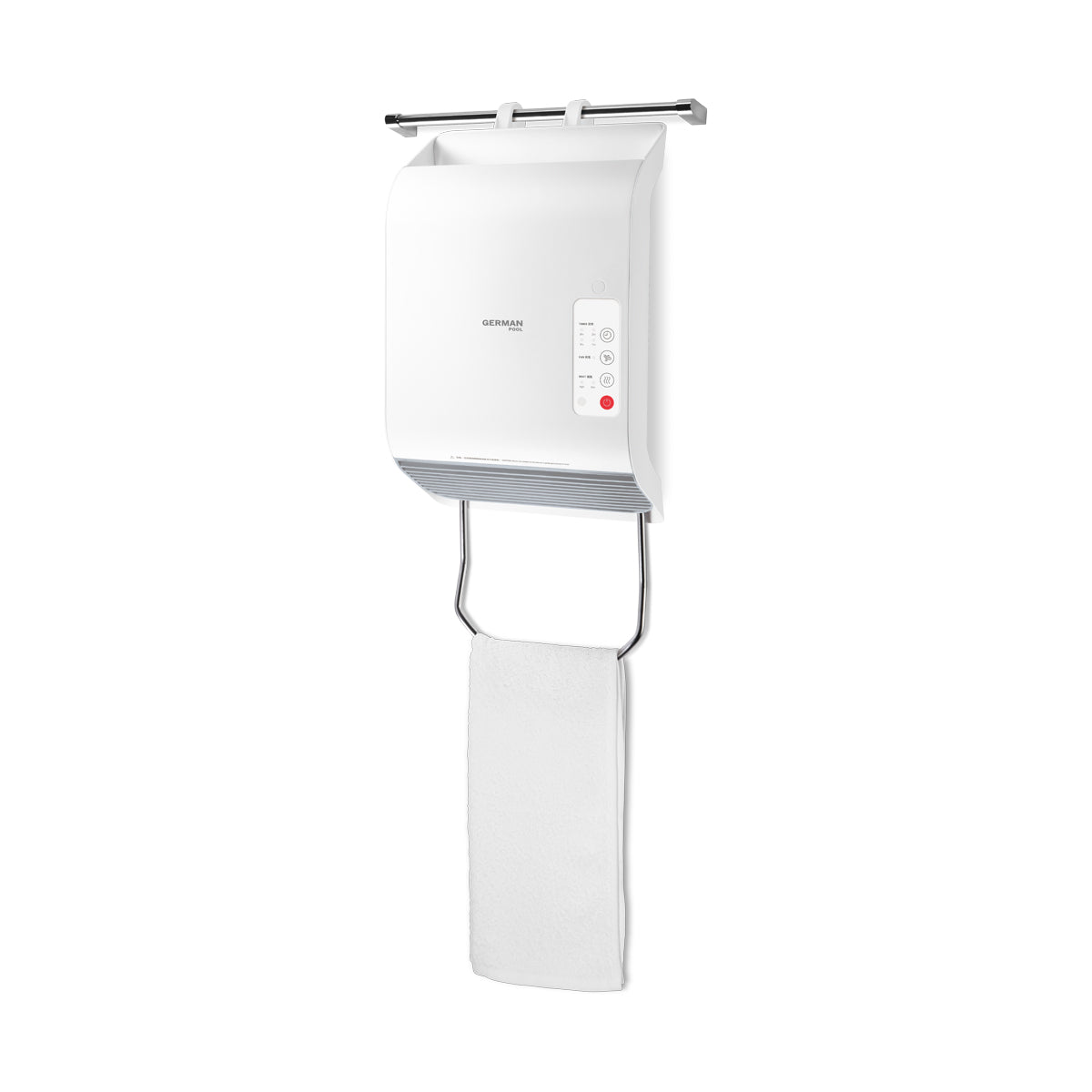 GERMAN POOL HTW-330 Portable UV-C Bathroom Heater | Bathroom Heater ...